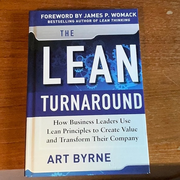 Office | The Lean Turnaround By Art Byrne Blue Cover | Poshmark